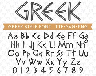 Greek Font Ancient Greece Font Ancient Font Styles Greek Letters Font ...