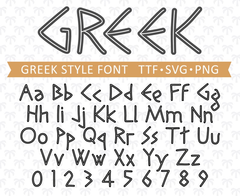 Greek Font Ancient Greece Font Ancient Font Styles Greek Letters Font ...