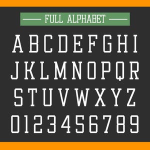Bundle Varsity Font Baseball Font Baseball Script Baseball Font With ...