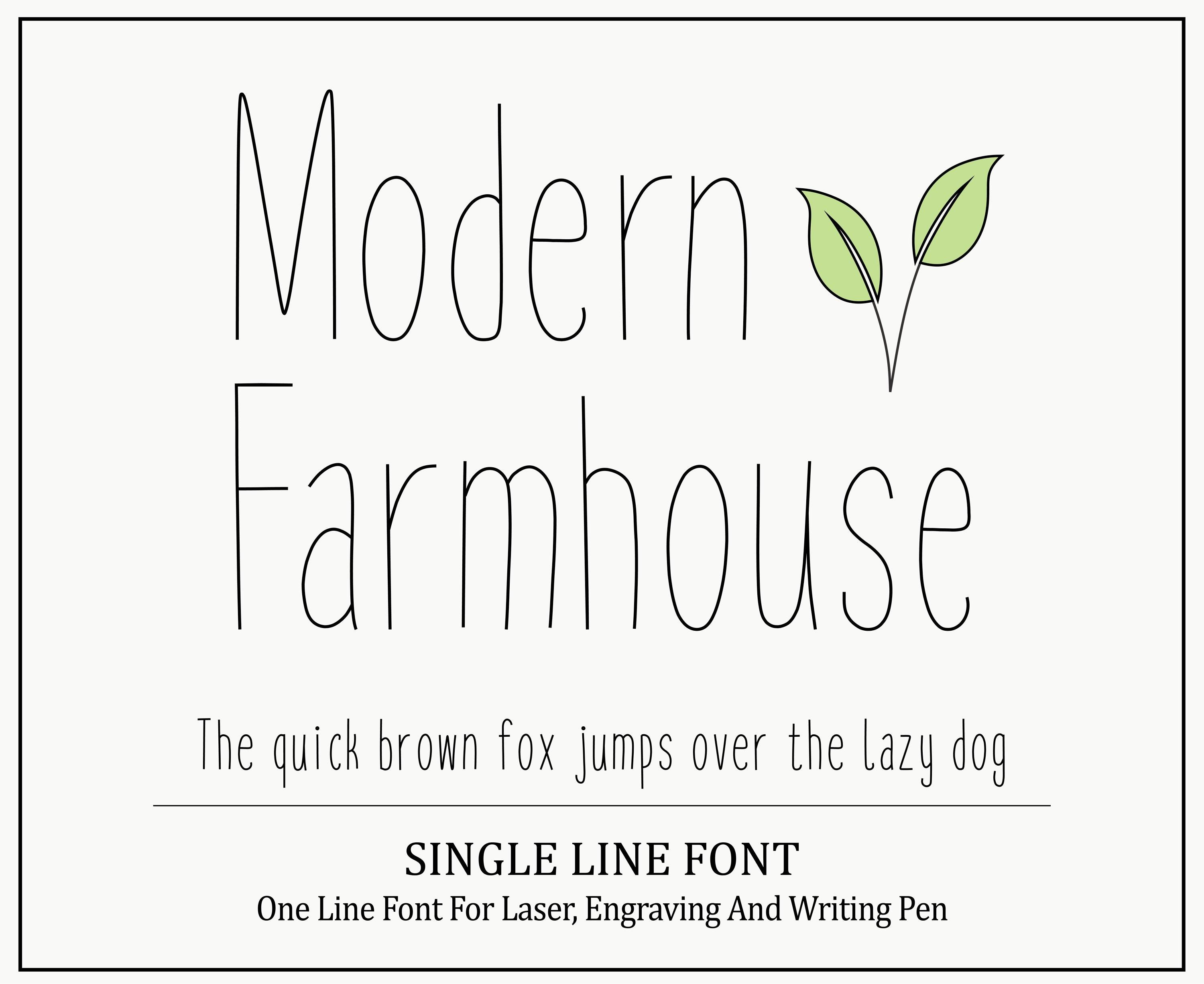 Single Line Font Single Line Font for Cricut Font for Laser One Line ...