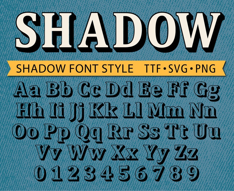 Shadow Font Shadow Script Font Shadow Font Style Shadow Letters Font ...