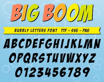 Bubble Font Groovy Font Bubble Script Font Bubble Letters Svg Retro ...