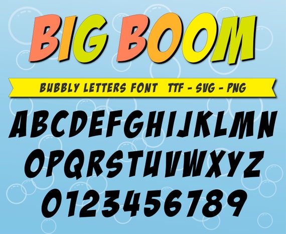 Fancy Bubble Letter Fonts