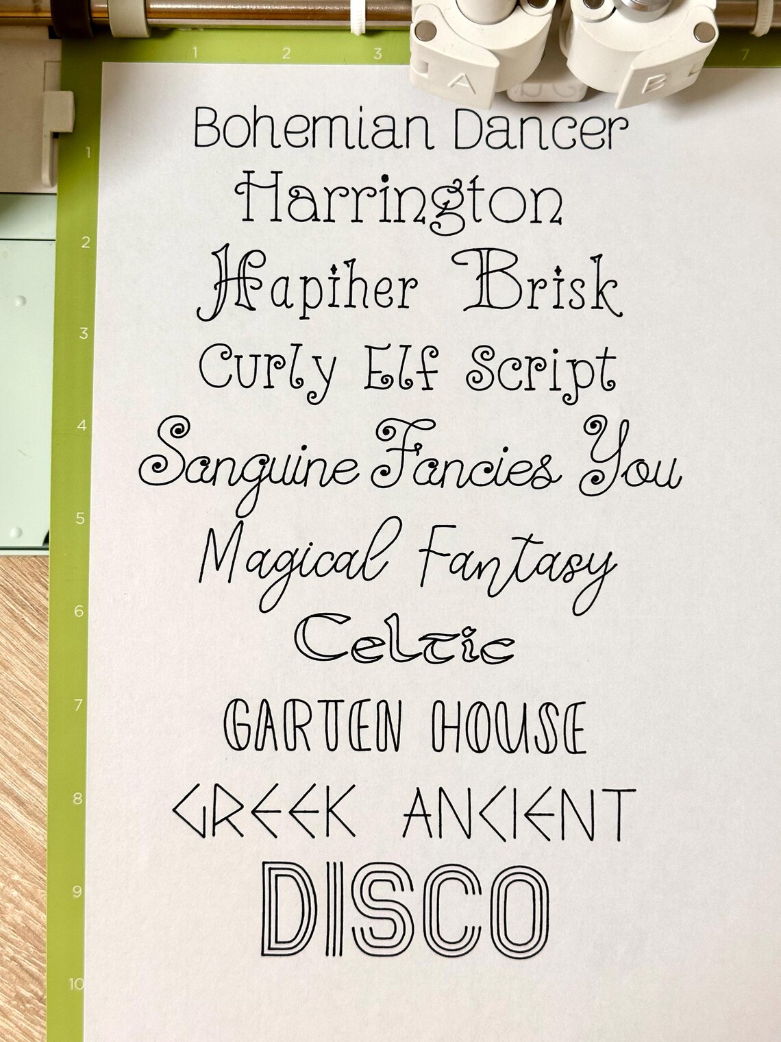 Single Line Font One Line Font Stroke Font Single Line Font for Cricut ...