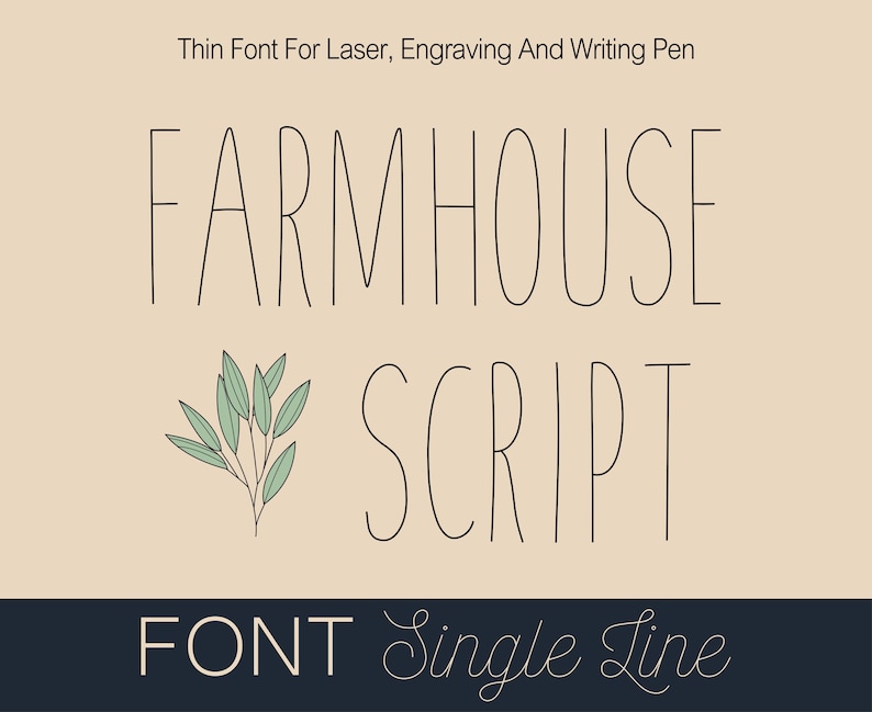 Single Line Font One Line Font Laser Font Engraving Font Single Stroke ...