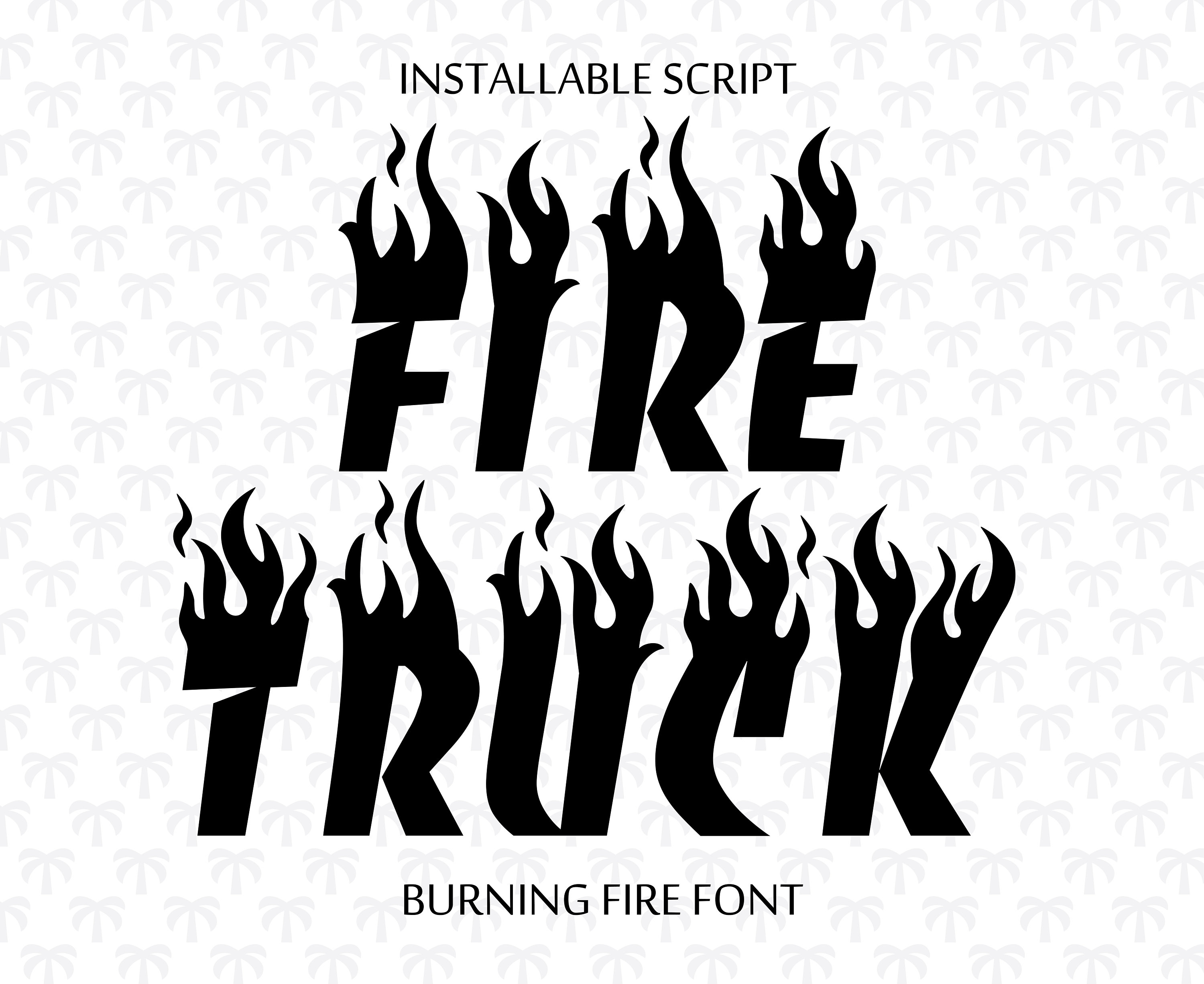 Flame Script Font