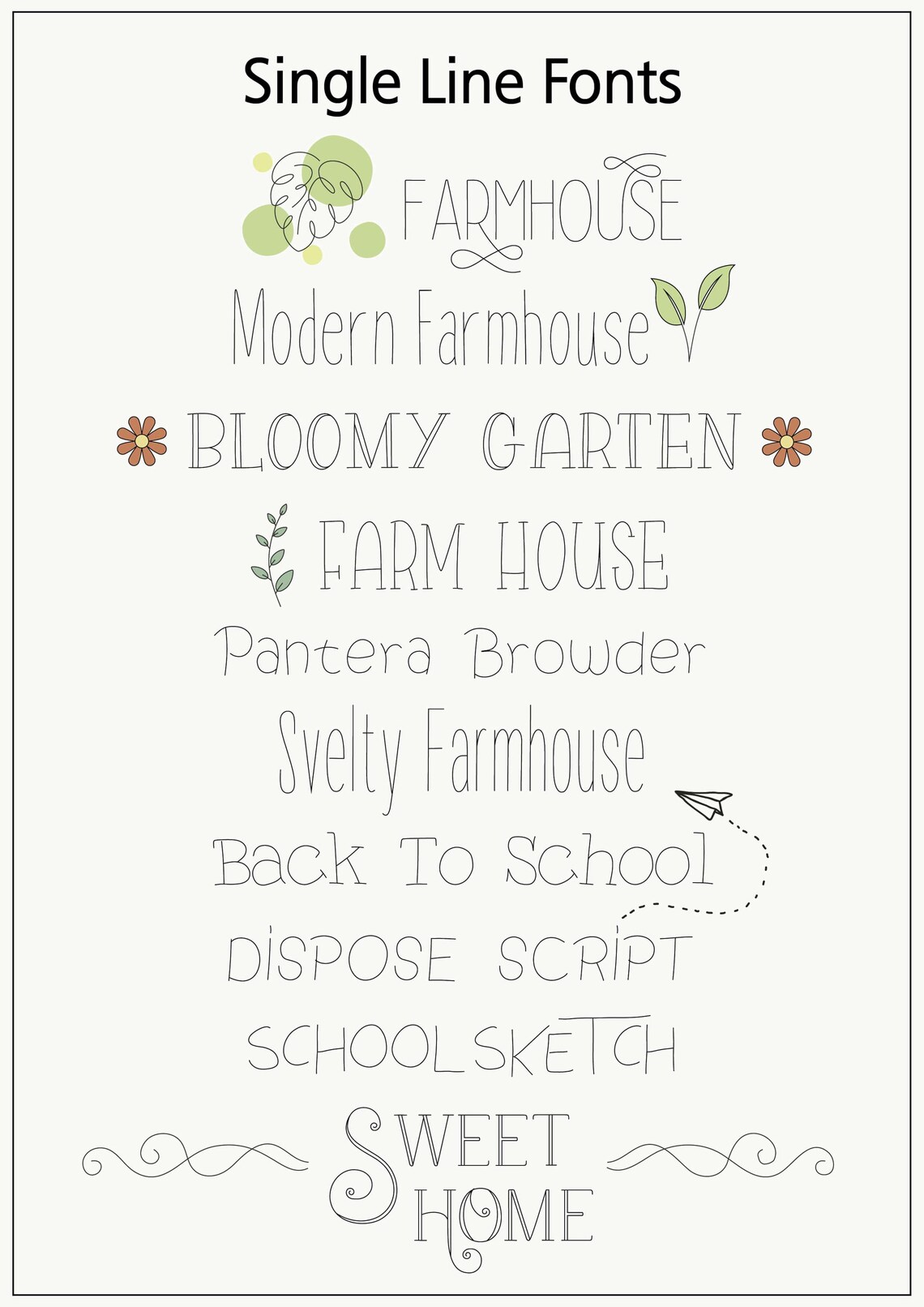 Single Line Font One Line Font Cricut Font Engraving Font Laser Font ...