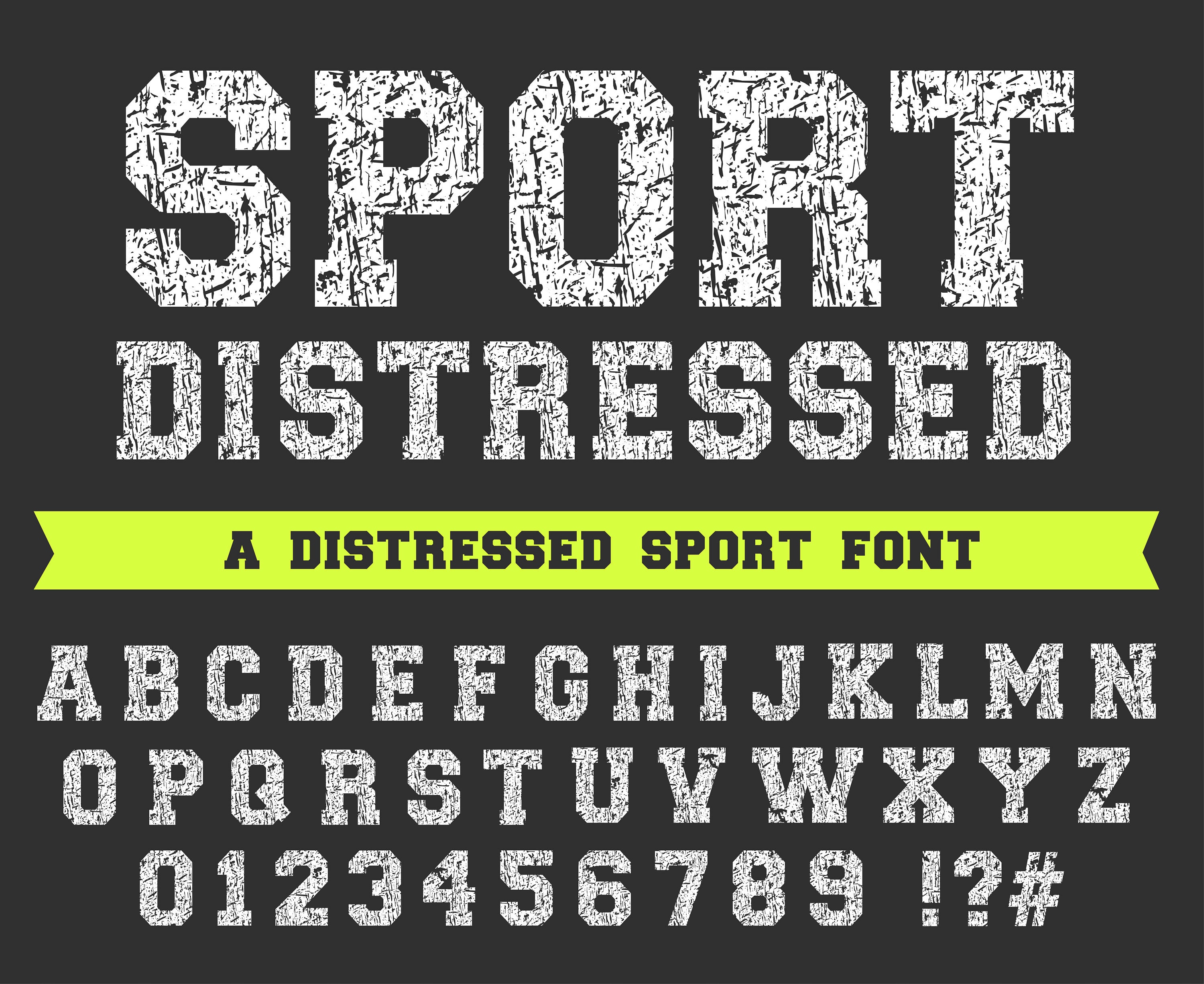 Distressed Font Grunge Font Distressed Letters Font Distressed Font for ...
