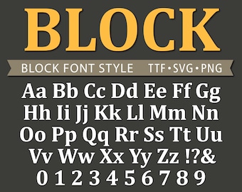 Block Font Block Letters Font Block Monogram Font Bold Font Block Style Font Block Bold Font ...