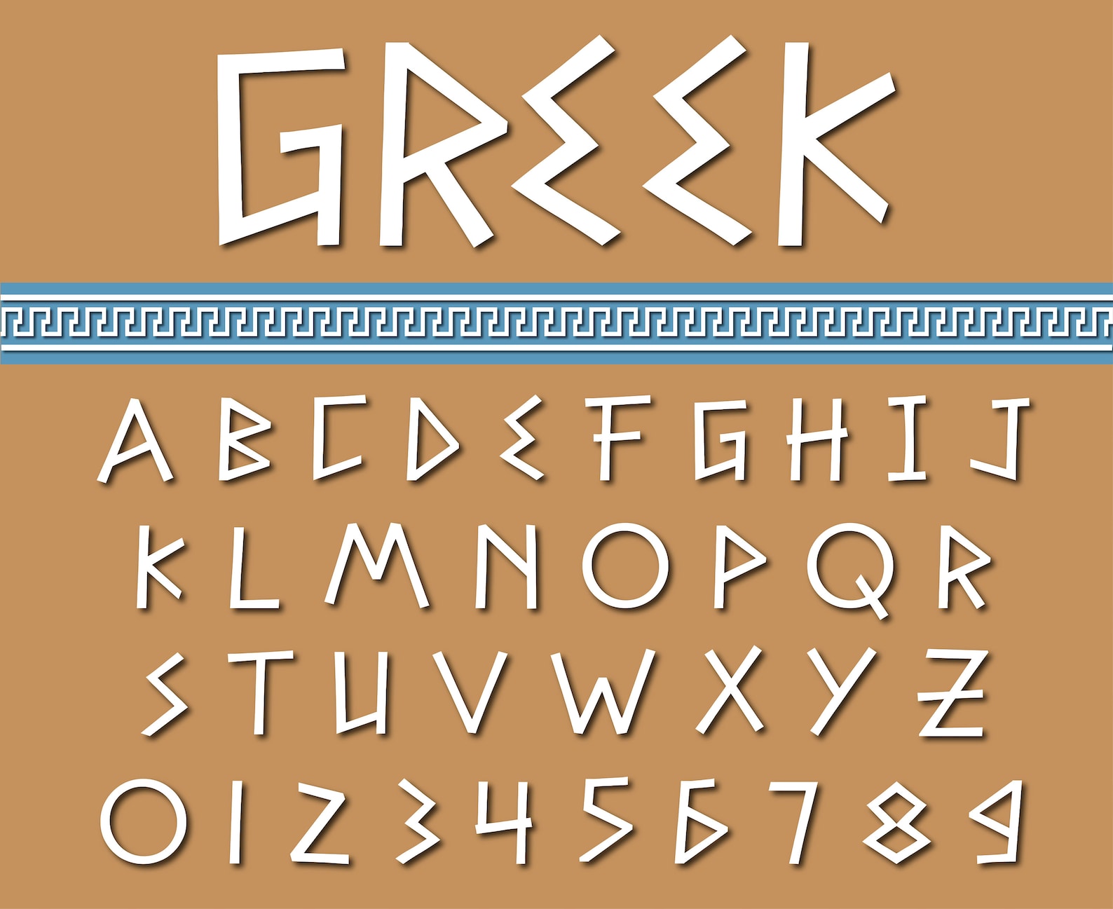 Greek Font Ancient Greece Font Ancient Font Styles Greek Letters Font ...