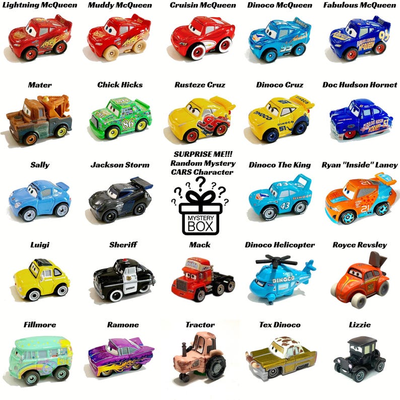 Mini CARS Keychain in Gift Box - Etsy