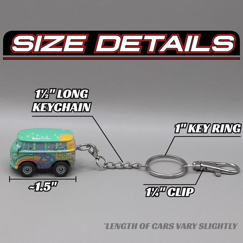 Mini CARS Keychain in Gift Box - Etsy
