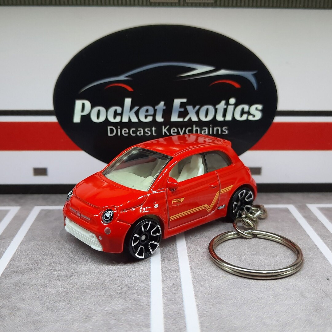 500, Fiat Keychain or Ornament, Hot Wheels Keychain - Etsy