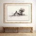 Vintage Farmhouse Sketch Rustic Country Art Print PRINTABLE Digital Art ...