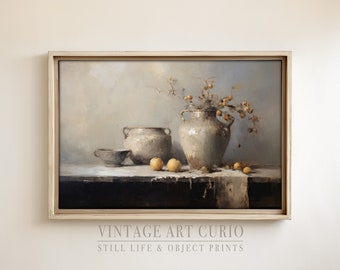 Charming French Kitchen Art Rustic Farmhouse Wall Decor Neutral ...