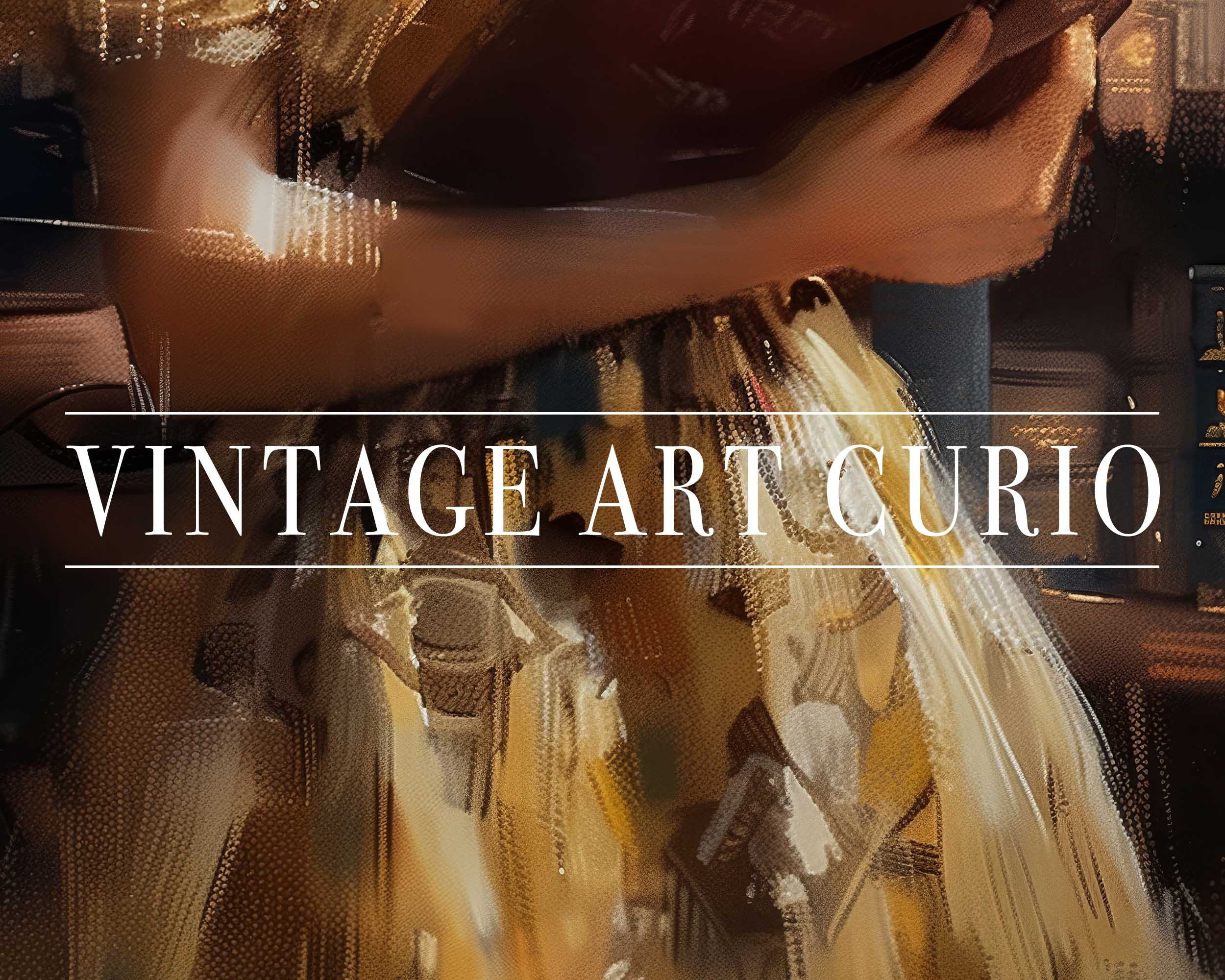 Vintage Library Lady Portrait Wall Art, Book Nook Art, Antique Reading ...