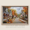 Thanksgiving Wall Art, Vintage Colonial Scenery Decor Rustic Autumn ...