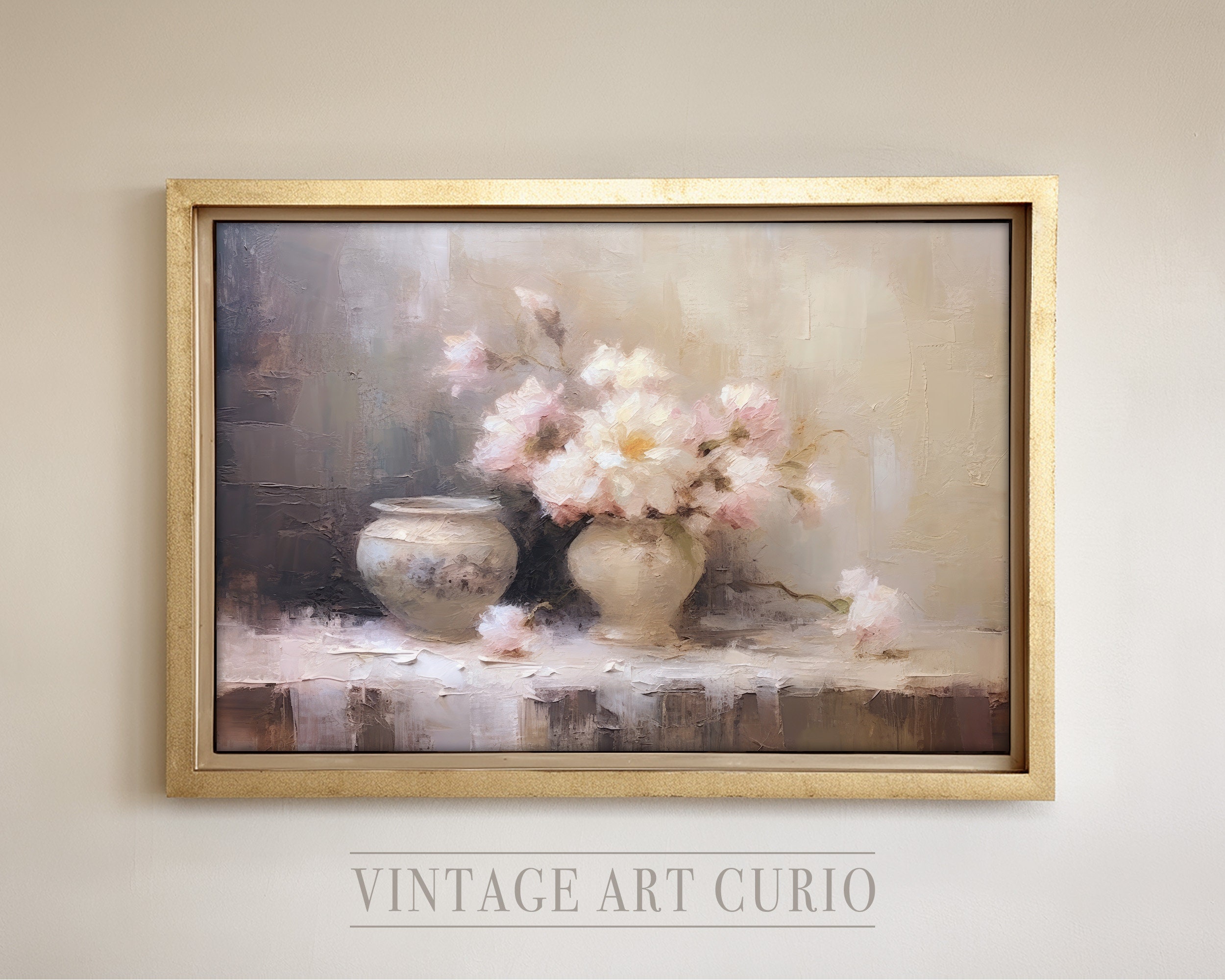 Antique French Rococo Still Life Painting Vintage Still Life Wall Decor ...