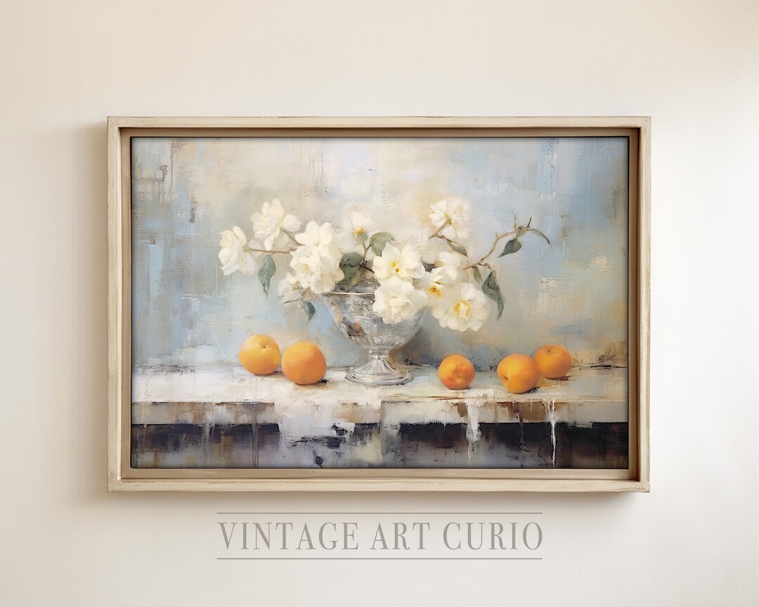 Antique French Rococo Still Life Painting | Vintage Still Life Wall ...