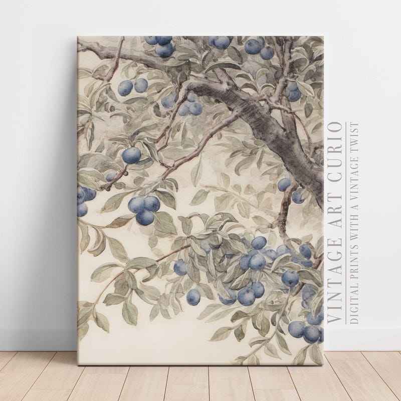 Blueberry Painting - Etsy