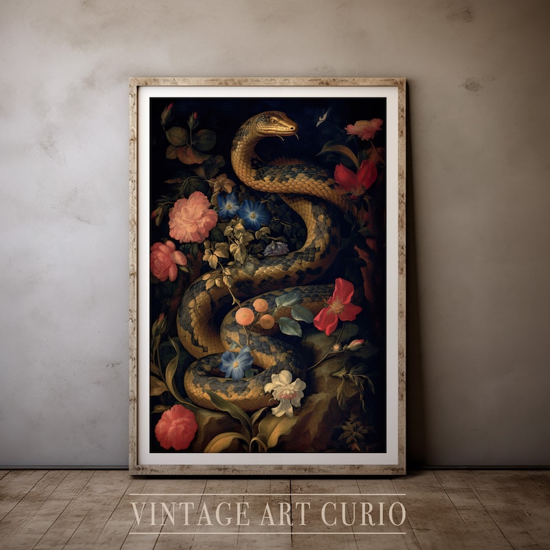 Snake Wall Art - Etsy