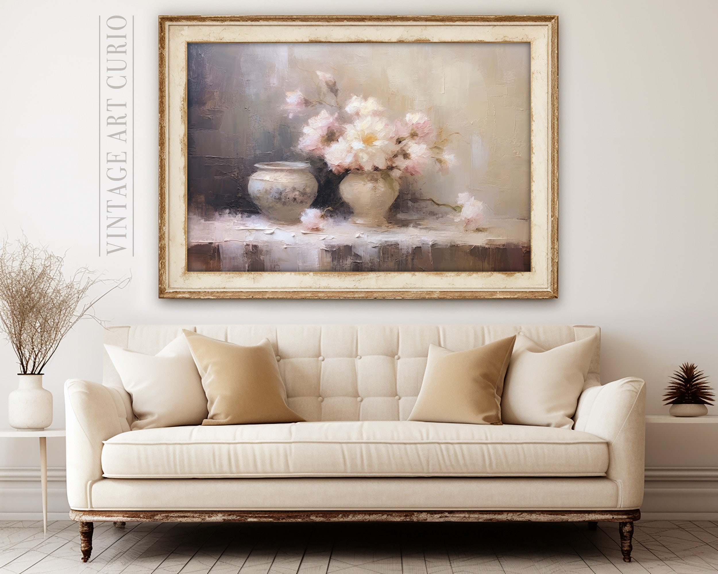 Antique French Rococo Still Life Painting Vintage Still Life Wall Decor ...