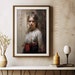 Vintage Girl Portrait Painting Antique Portrait Vintage - Etsy