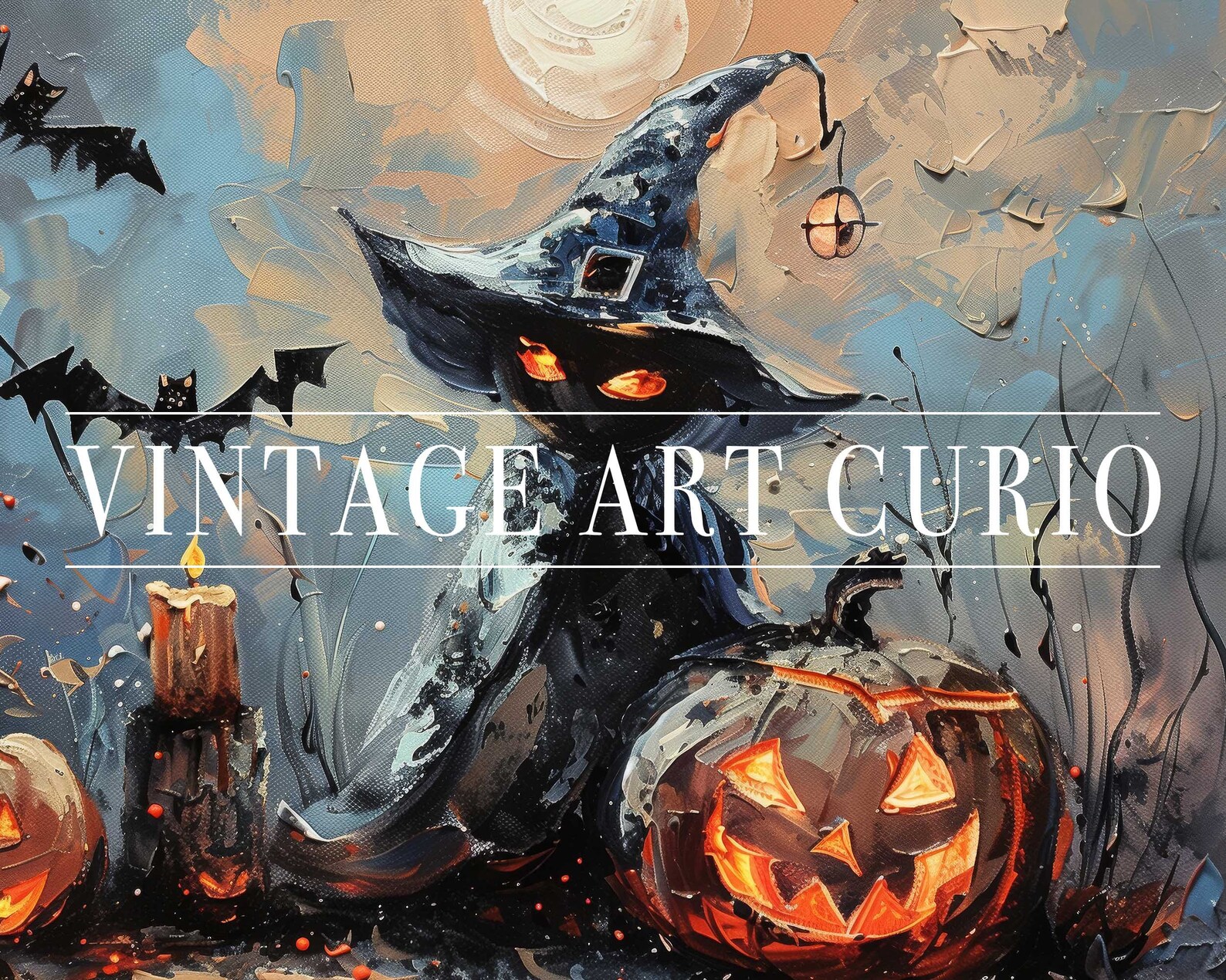 Halloween Pumpkin Frame TV Art, Rustic Autumn Farmhouse Screensaver ...