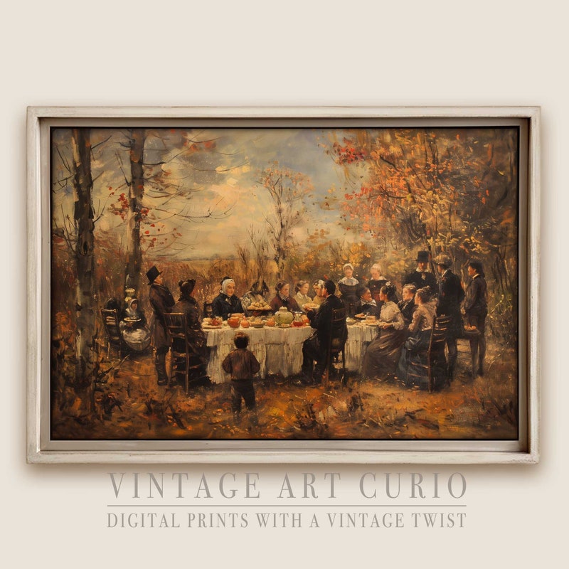 Thanksgiving Art - Etsy