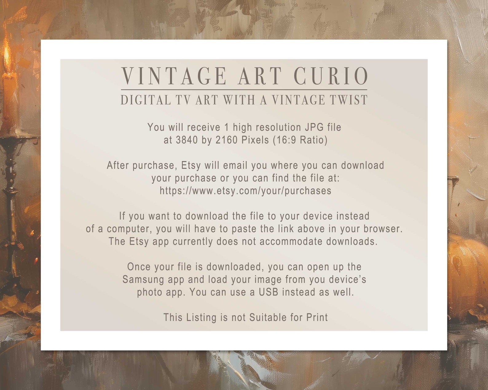 Witchy Halloween Frame TV Art, Rustic Autumn Farmhouse Screensaver ...