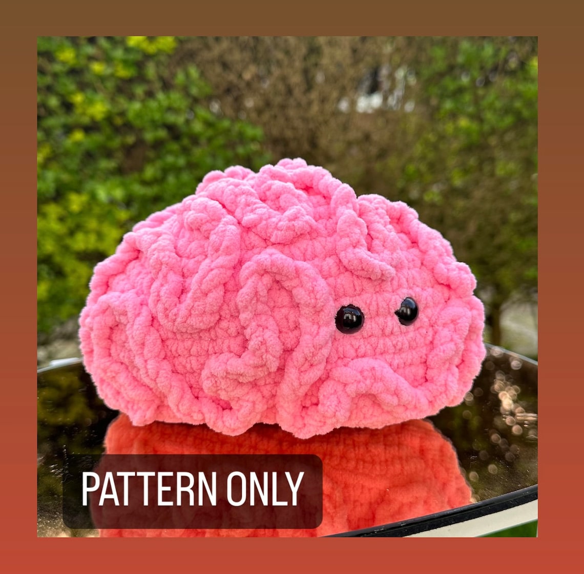 PATTERN ONLY - Crochet Brain Pattern - Etsy