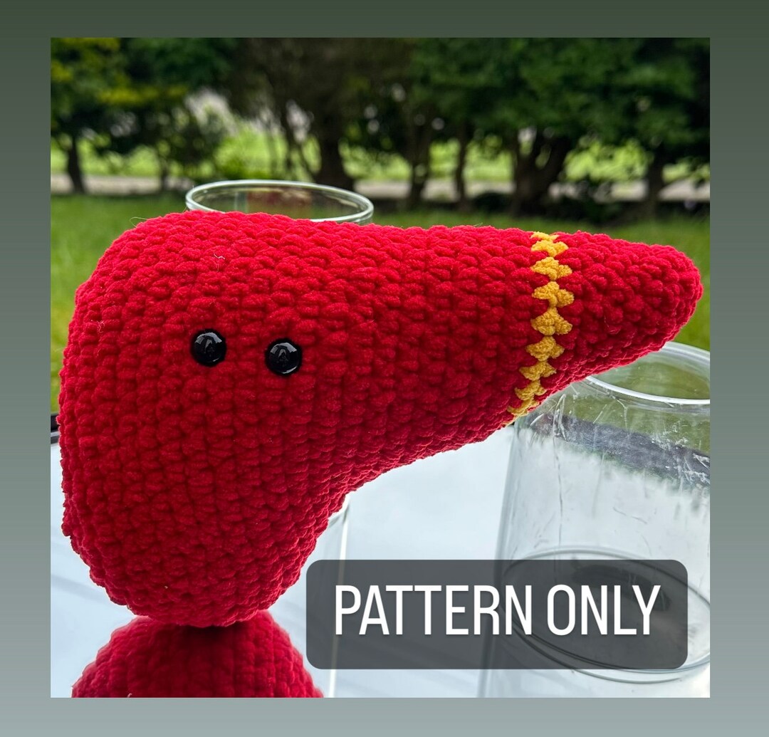 PATTERN ONLY - Crochet Liver Pattern - Etsy