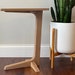 Solid Wood MCM C-table - Etsy