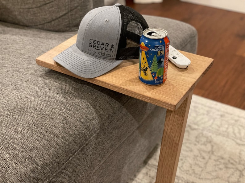 Solid Wood MCM C-table - Etsy