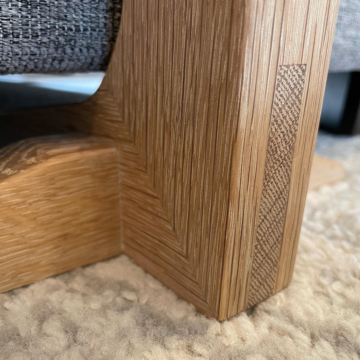 Solid Wood MCM C-table - Etsy