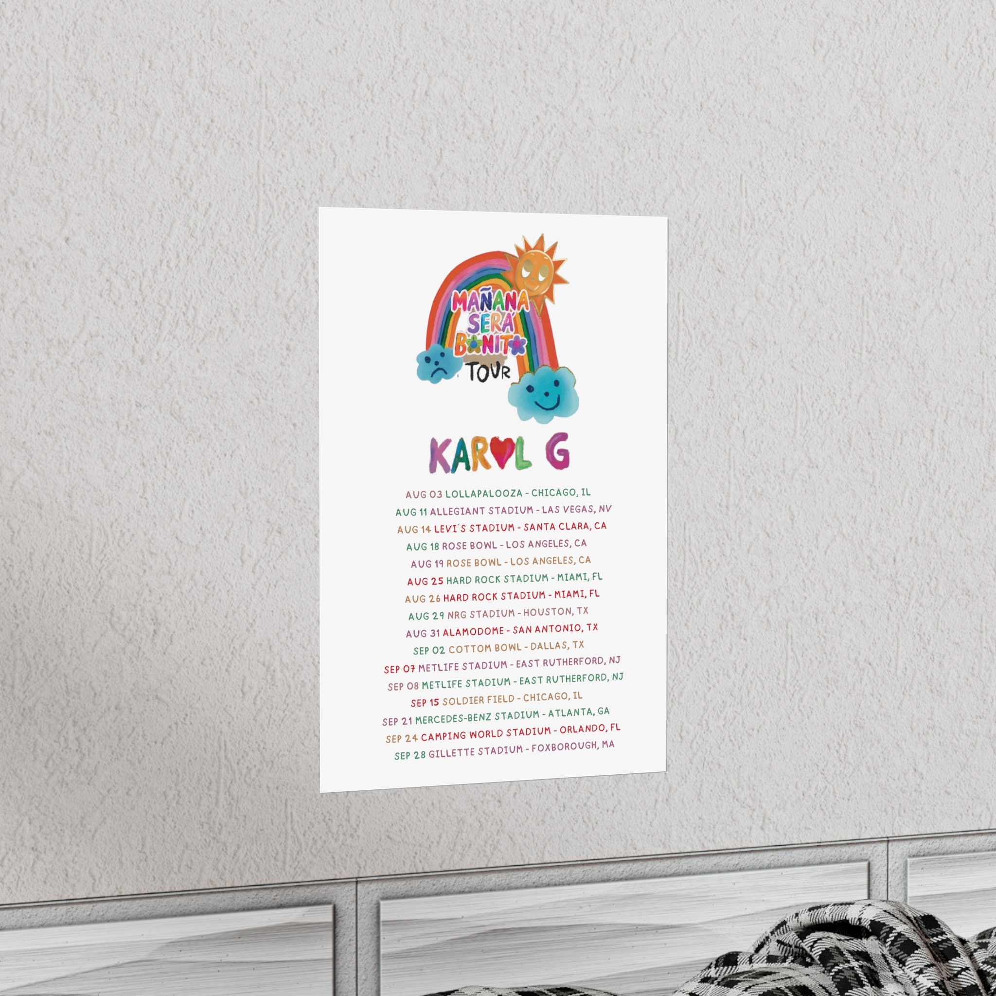 Karol G "Maana Ser Bonito" Album Poster, Póster Del álbum De Karol G ...