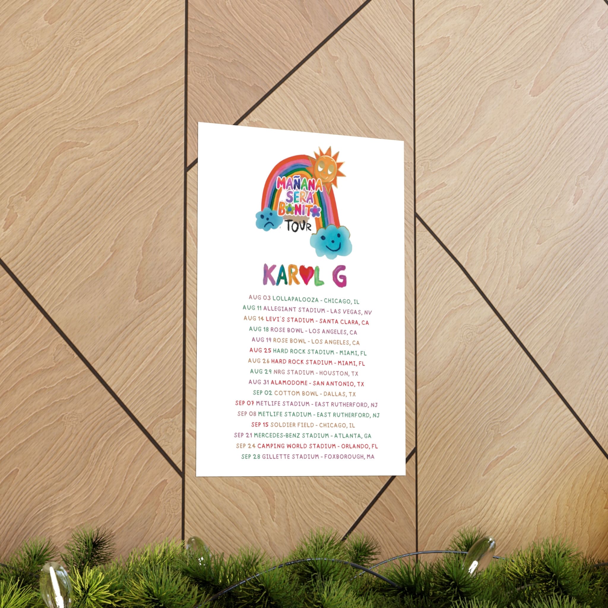 Karol G "Maana Ser Bonito" Album Poster, Póster Del álbum De Karol G ...