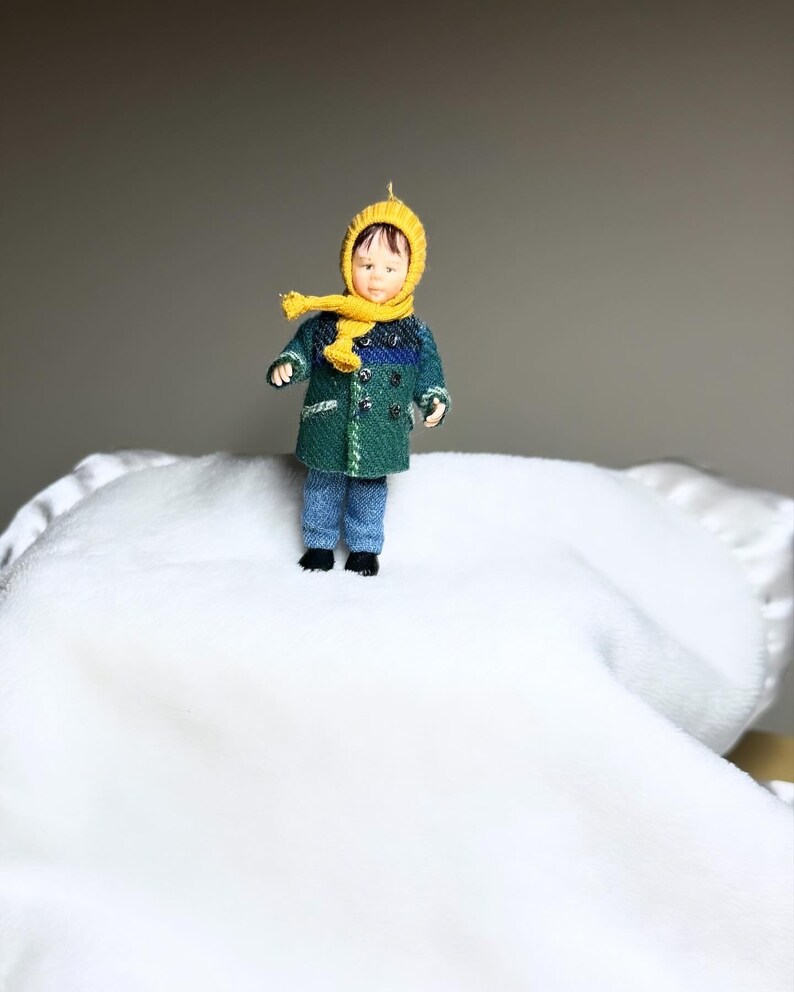 Miniature OOAK boy polymer clay by Lana Hallas - Etsy 日本