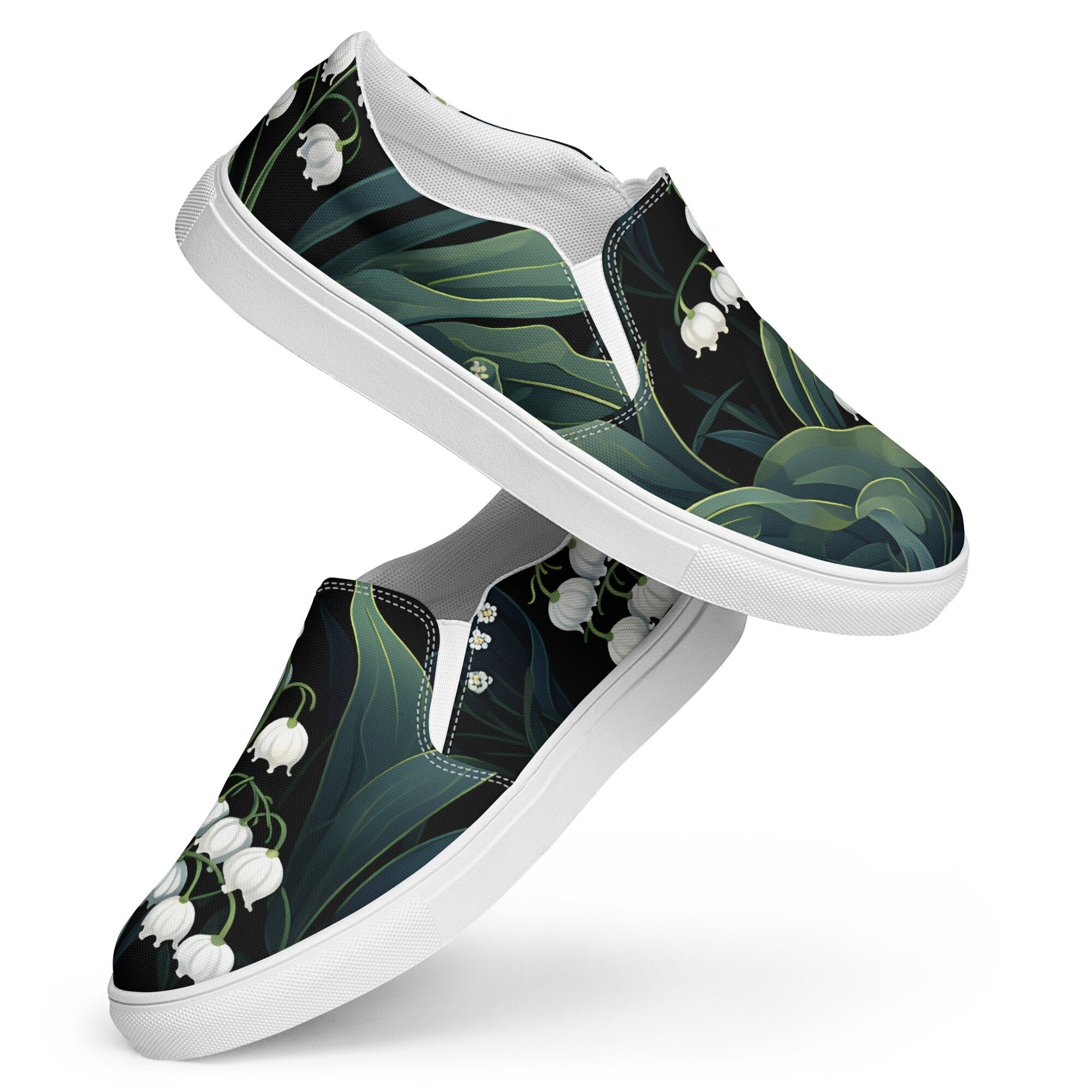 Lily of the Valley Women’s Slip-on Canvas Shoes - Etsy