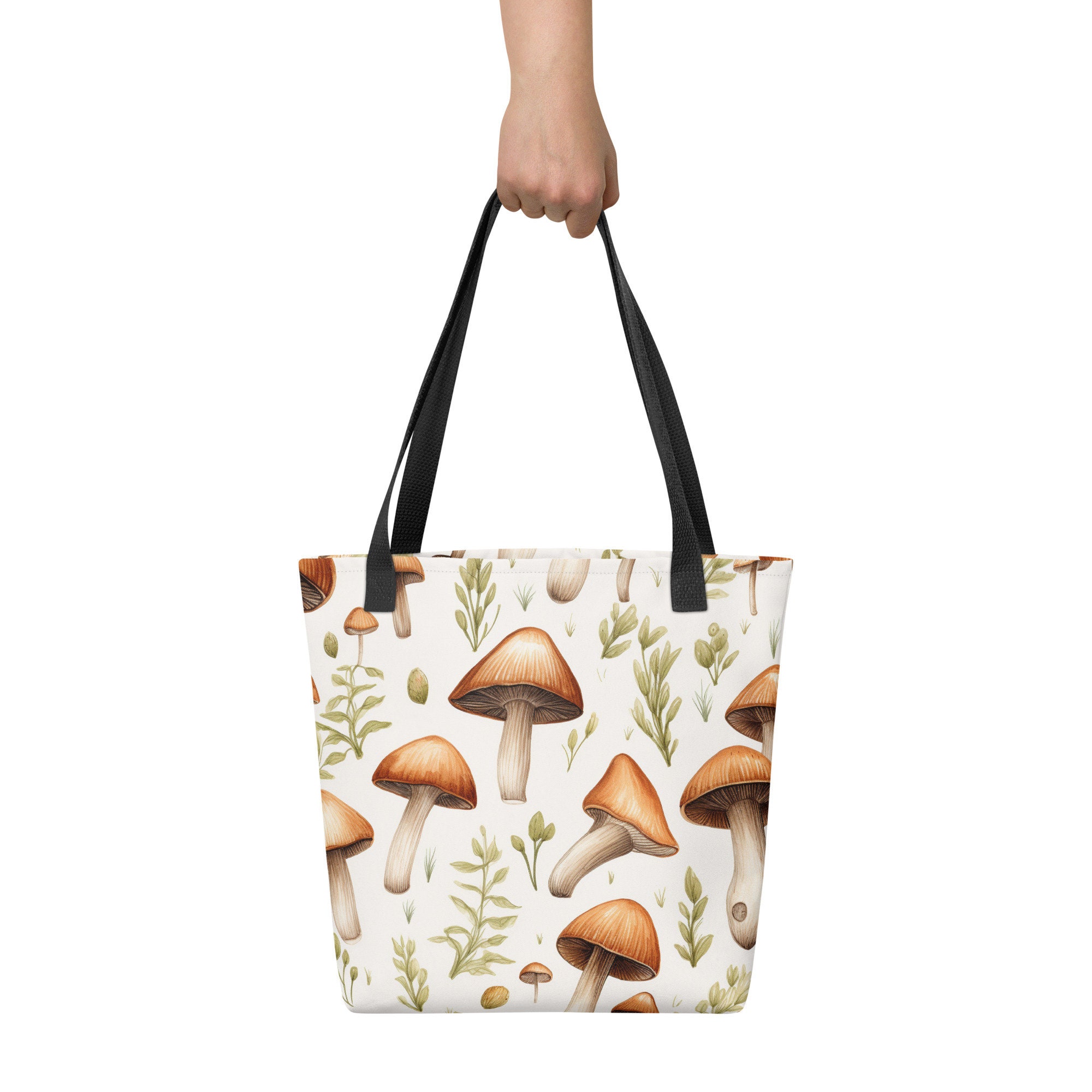 Mushrooms Tote Bag - Etsy