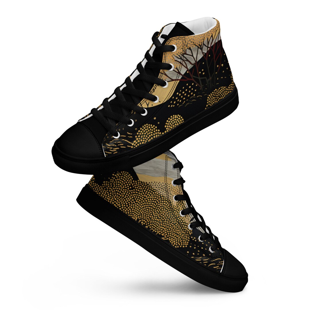 Autumn Forest Women’s High Top Canvas Shoes - Etsy