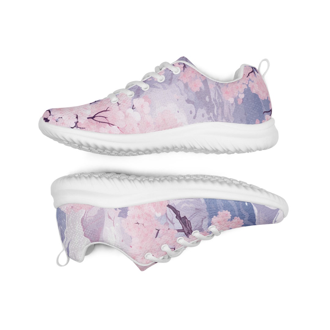 Cherry Blossom Sakura Women’s Athletic Shoes - Etsy