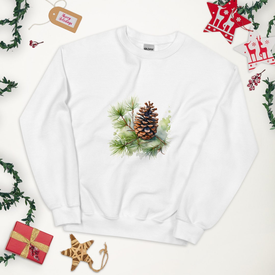 Pine Cone Super Soft Cotton Blend Unisex Sweatshirt - Etsy