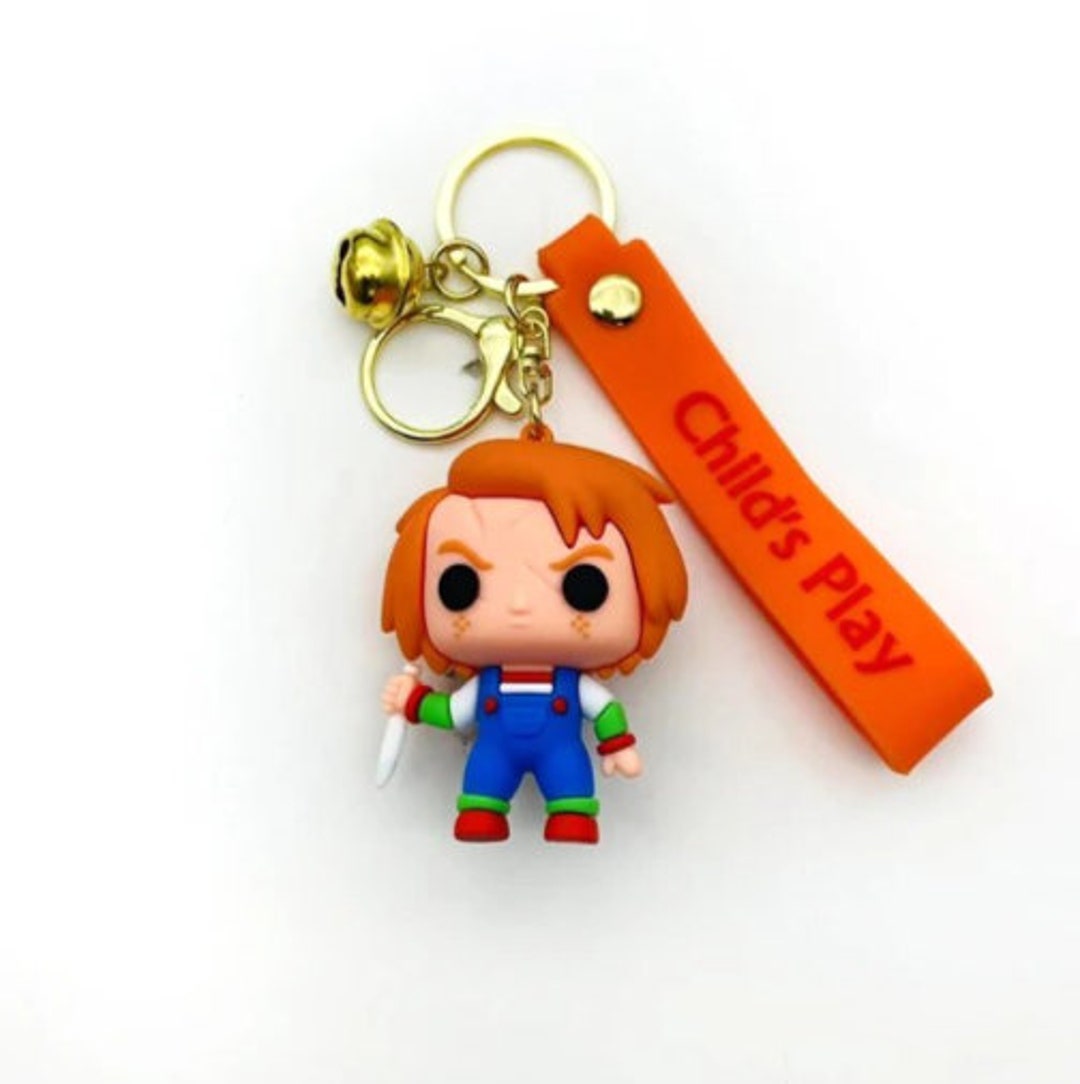 Chucky Keychain Horror Movie Character Keyring for Fans - Etsy
