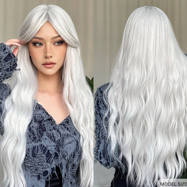 White Wig - Etsy