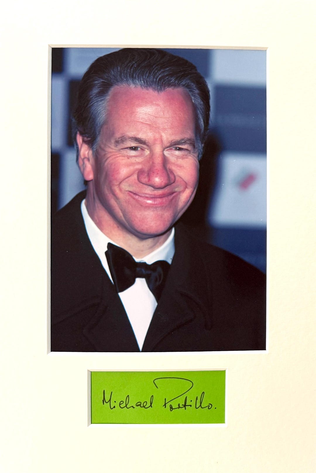 Michael Portillo, Former British Minister, Mounted Hand Signed 28cm X ...