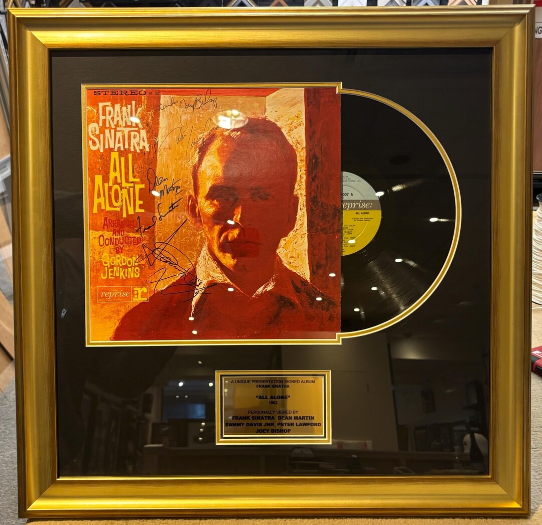 The 'rat Pack' - Guaranteed Fully Hand Signed Frank Sinatra Album ...
