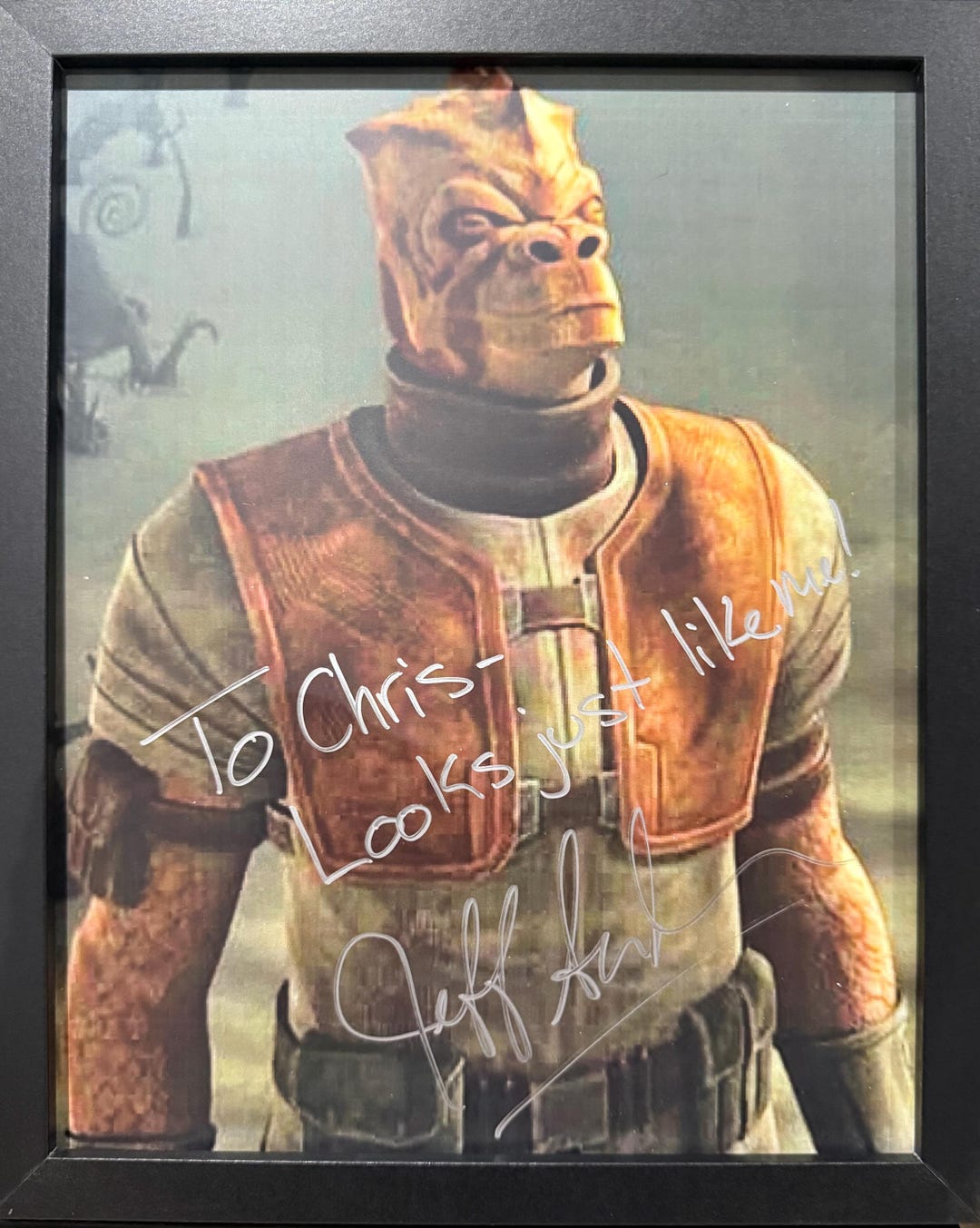 Jeff Anderson, 'smug', Unique Official Guaranteed Hand Signed Star Wars ...