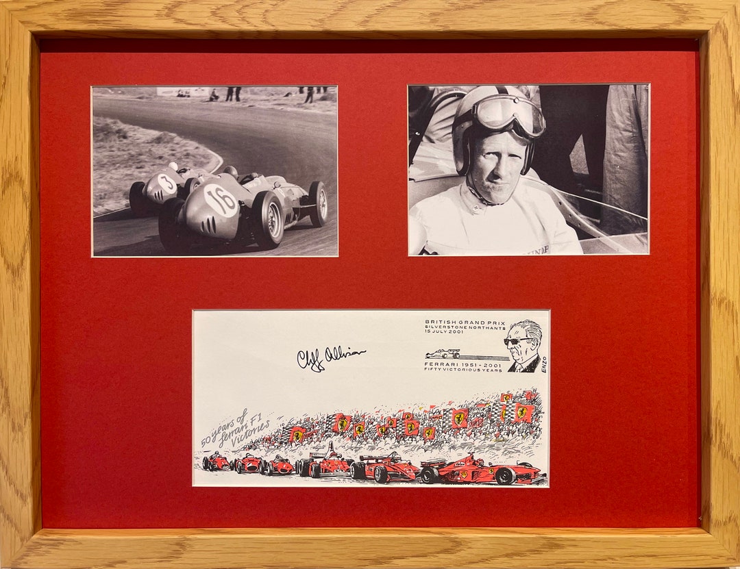 Cliff Allison, Former Formula 1 Ferrari Driver, 100% Guaranteed Hand ...