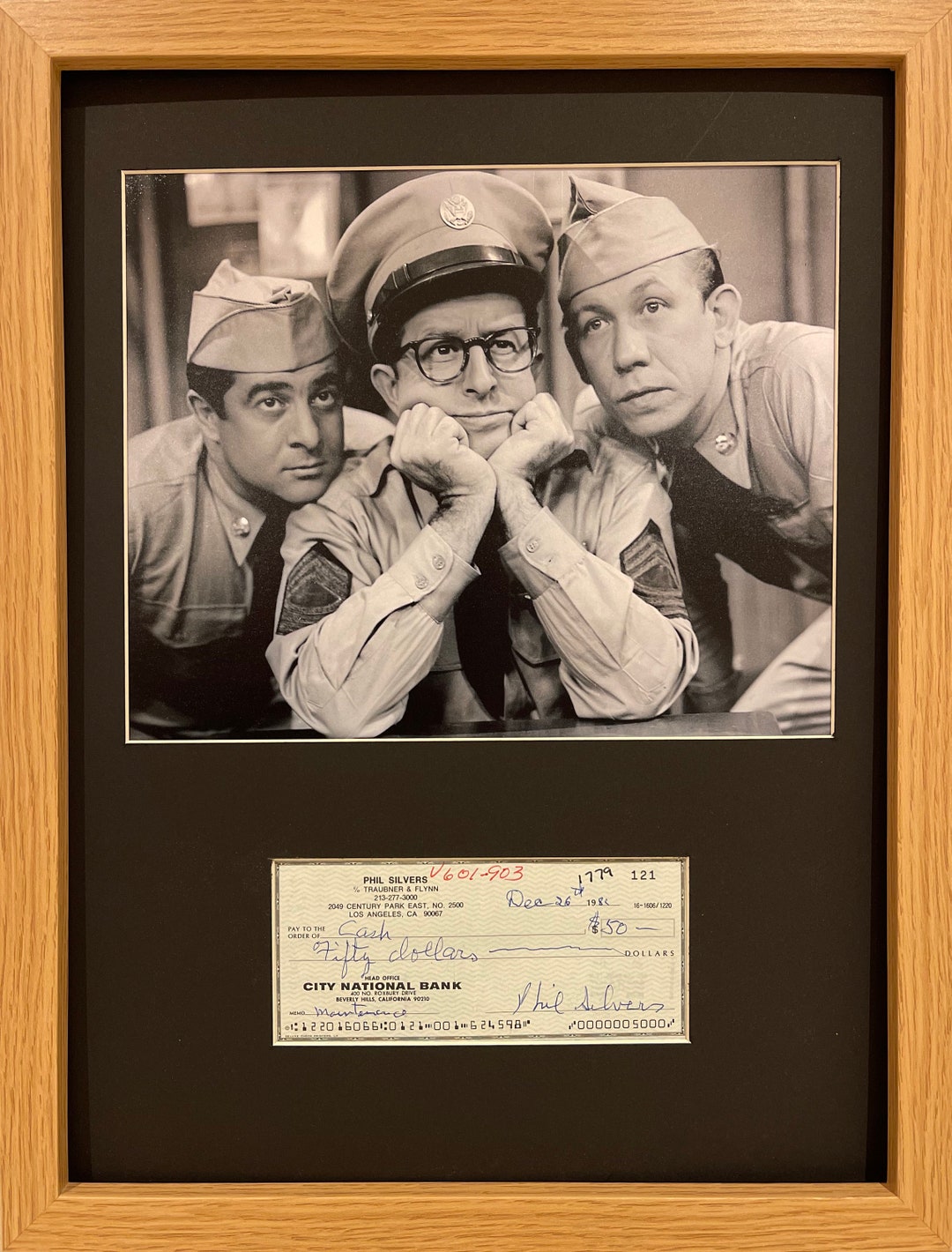 Phil Silver 100% Genuine and Rare Guaranteed Hand Signed 50 Dollar ...